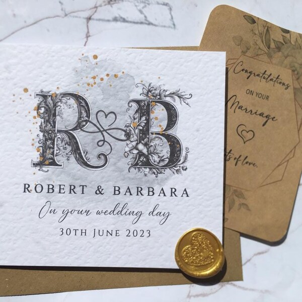 Wedding Cards Personalised - Etsy UK