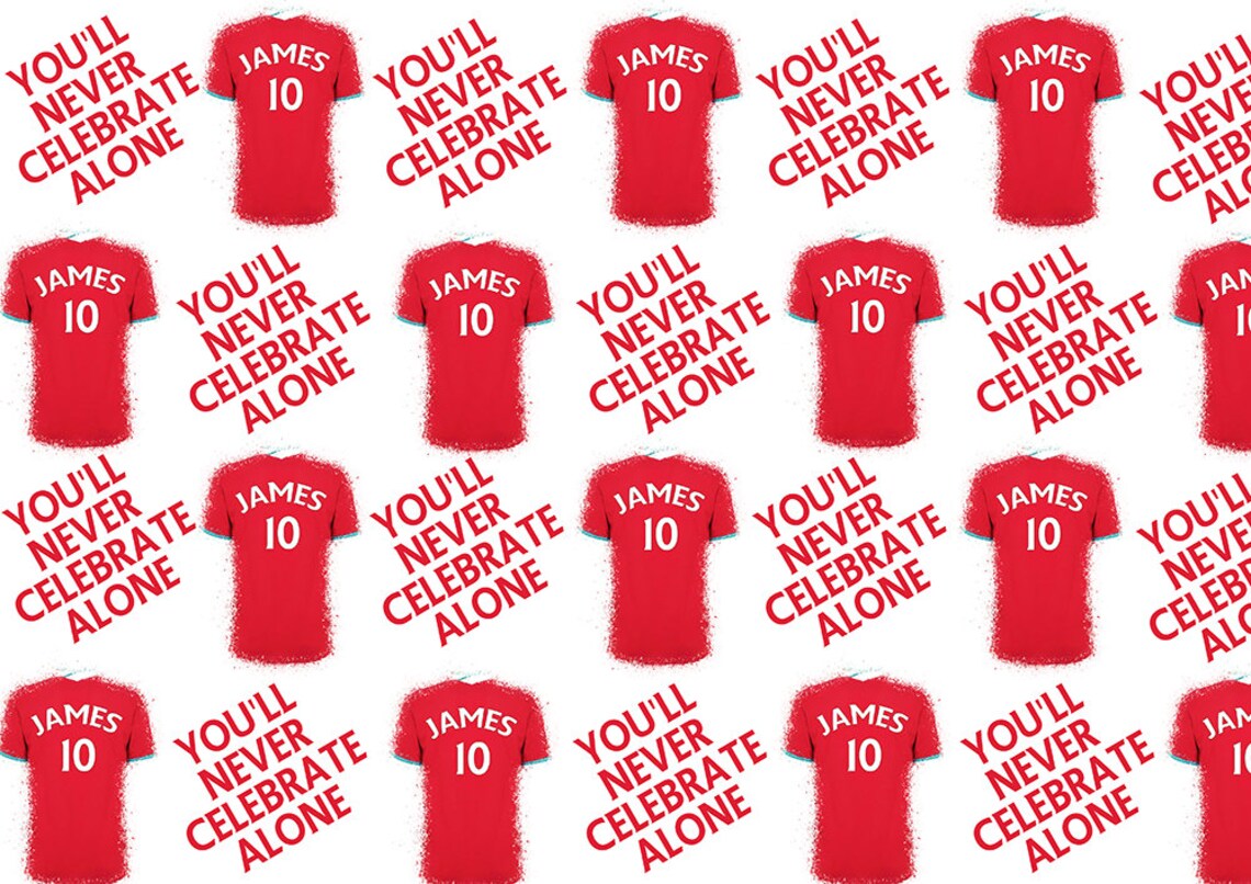 Liverpool FC Wrapping Paper Personalised Wrapping Paper Etsy liverpool-fc-wrapping-paper-personalised-wrapping-paper-etsy