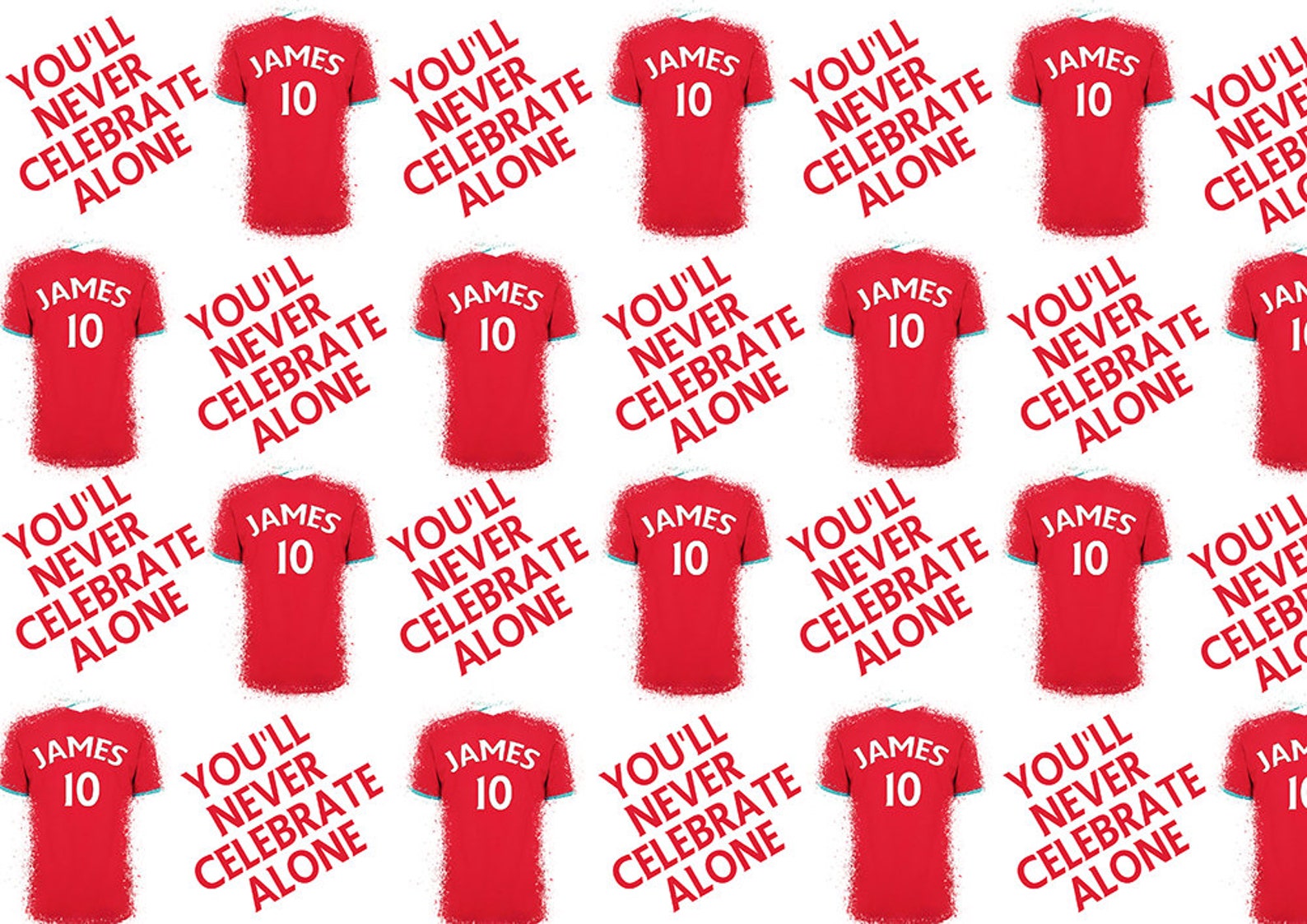 Liverpool FC Wrapping Paper Personalised Wrapping Paper | Etsy