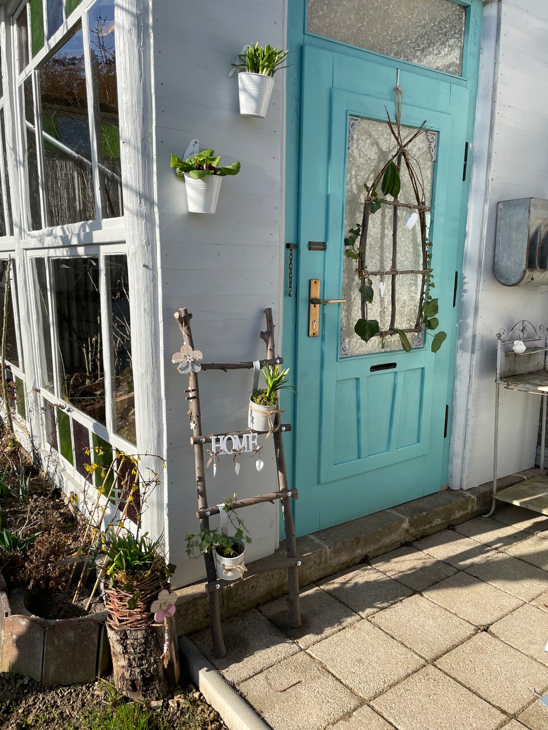 Wooden Ladder, Flower Ladder, Ladder, Stepladder, Decorative Ladder ...