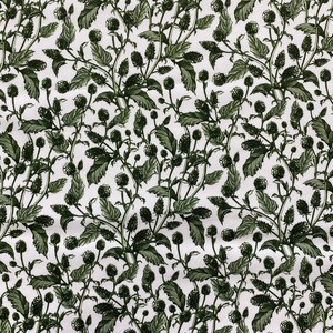 Floral Print Fabric | Floral Cotton Fabric | Eco-print | Green ...