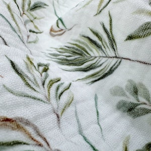 Floral Double Gauze Fabric | Double Gauze Fabric | Floral Print Fabric ...
