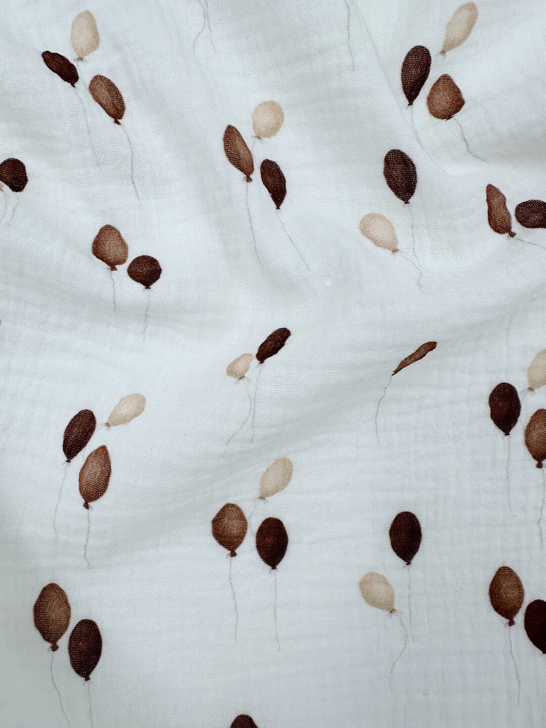 Balloons Double Gauze Fabric | Double Gauze Fabric | Cotton Fabric ...