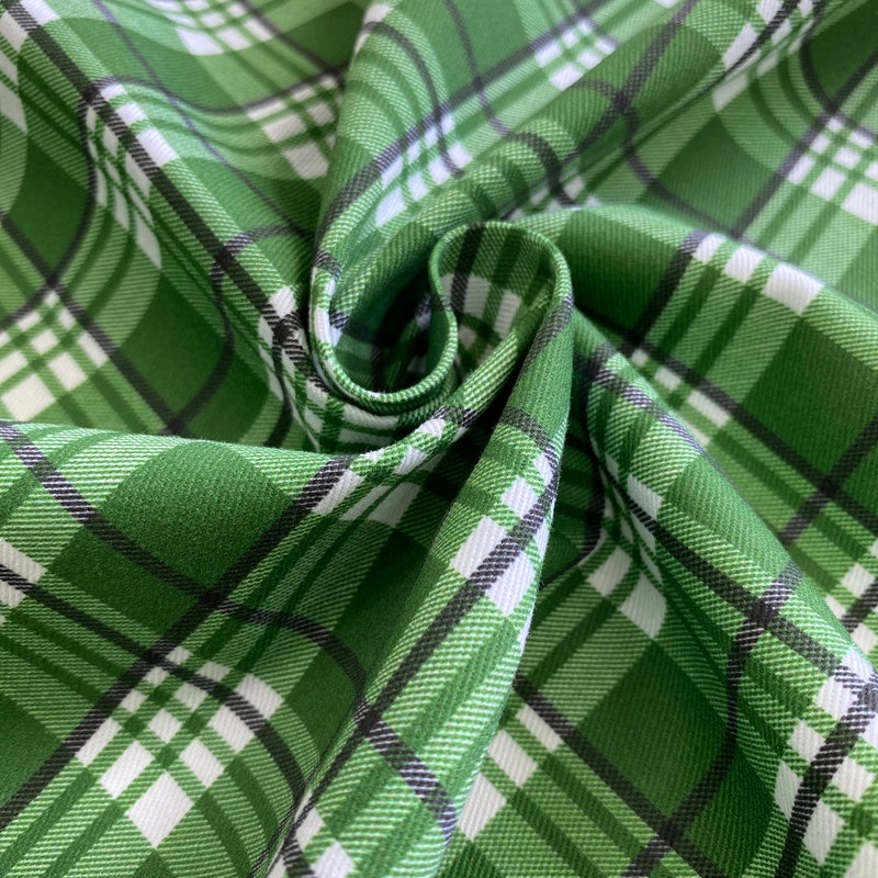 Stretch Plaid Fabric - Etsy