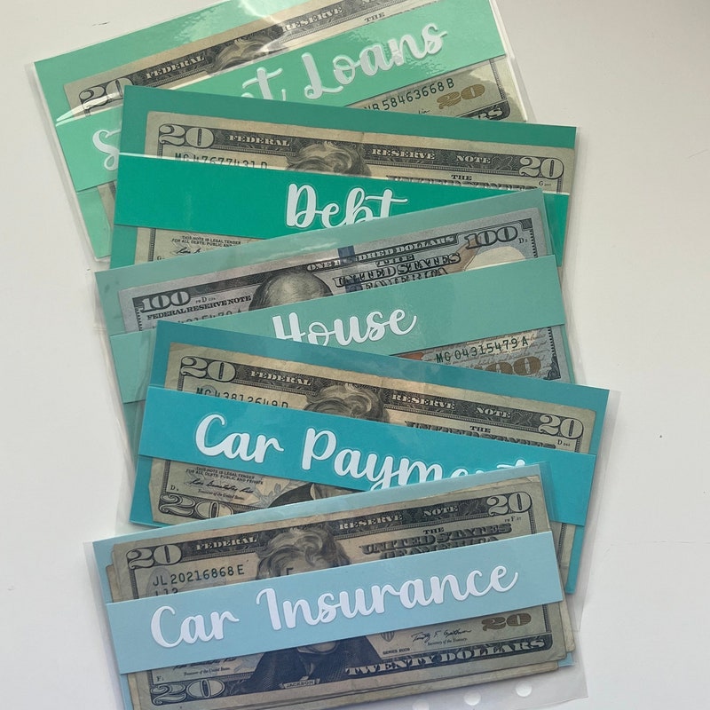 Cash Envelope Dividers - Etsy