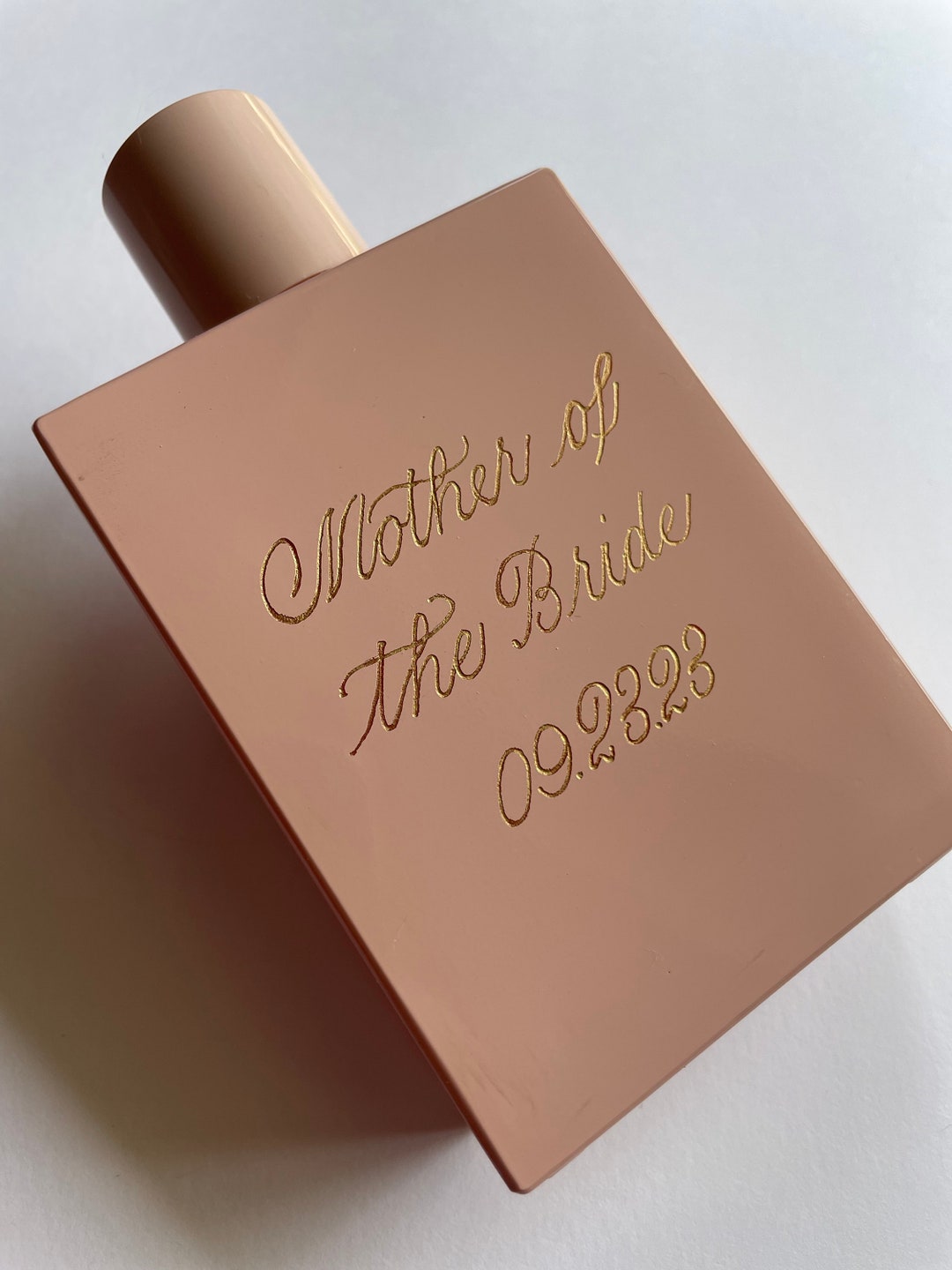 Hand Engraved Calligraphy Perfume Bottle - Etsy