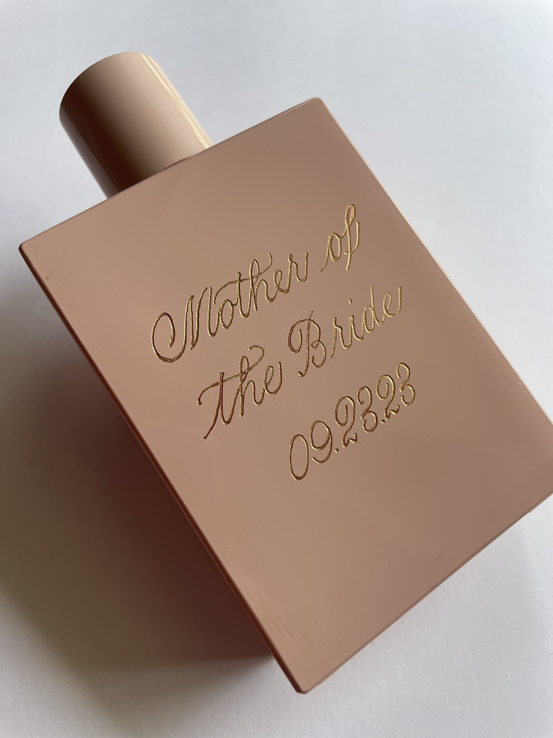 Hand Engraved Calligraphy Perfume Bottle / Cologne / Fragrance - Etsy