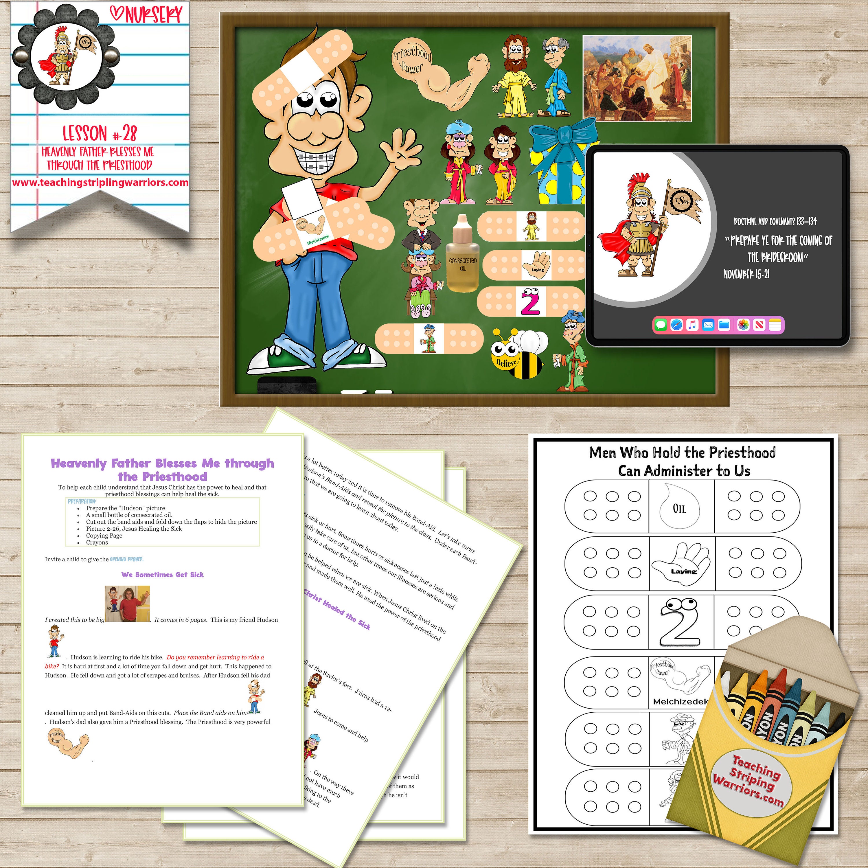 LDS Primary Nursery Manual Behold Your Little Ones Nursery Lesson 28 ...