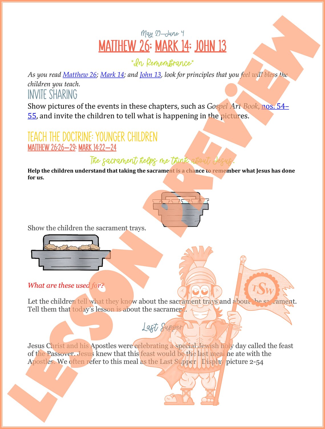 LDS Primary Come Follow Me 2023 New Testament JUNIOR Younger - Etsy