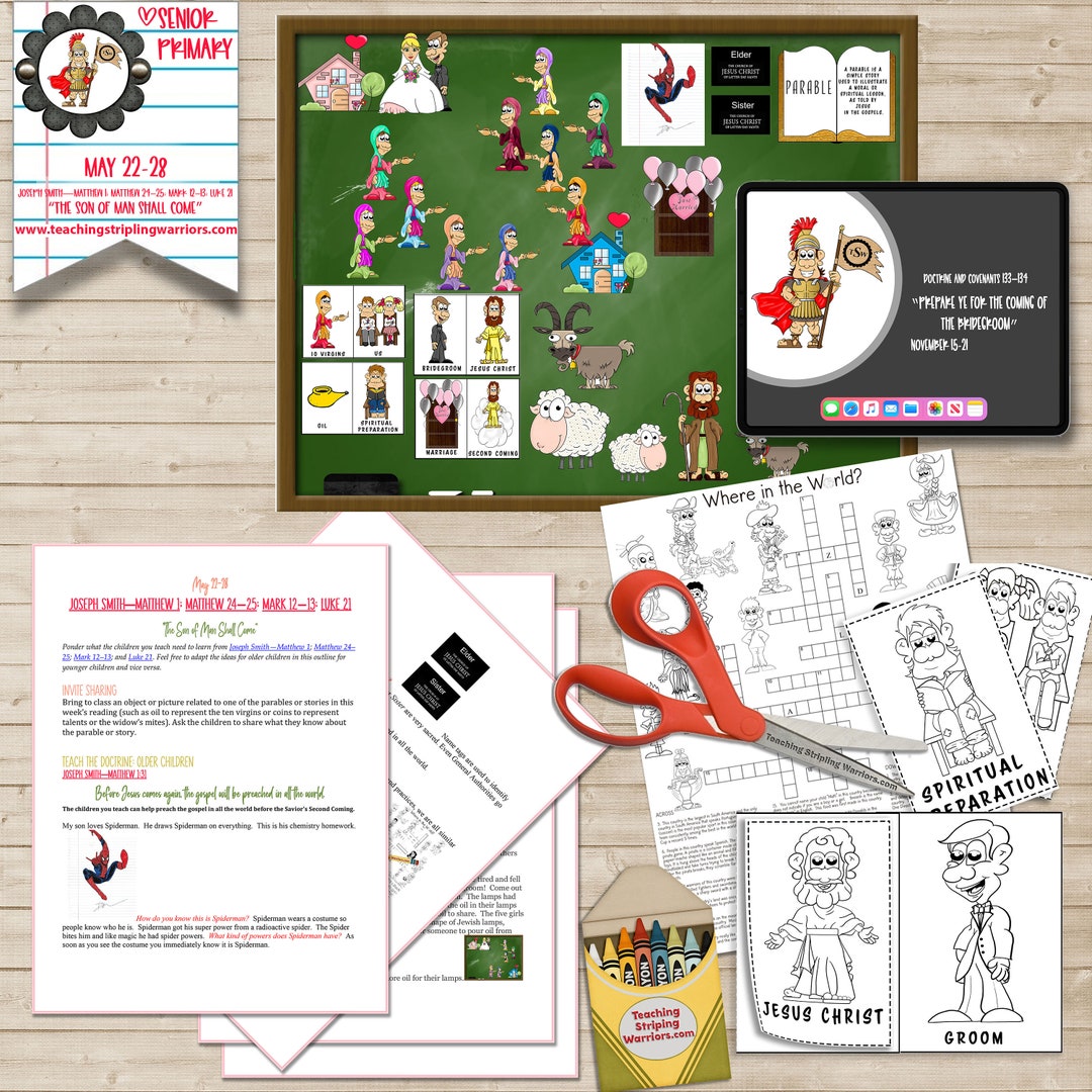 LDS Primary Come Follow Me 2023 New Testament Senior Primary - Etsy