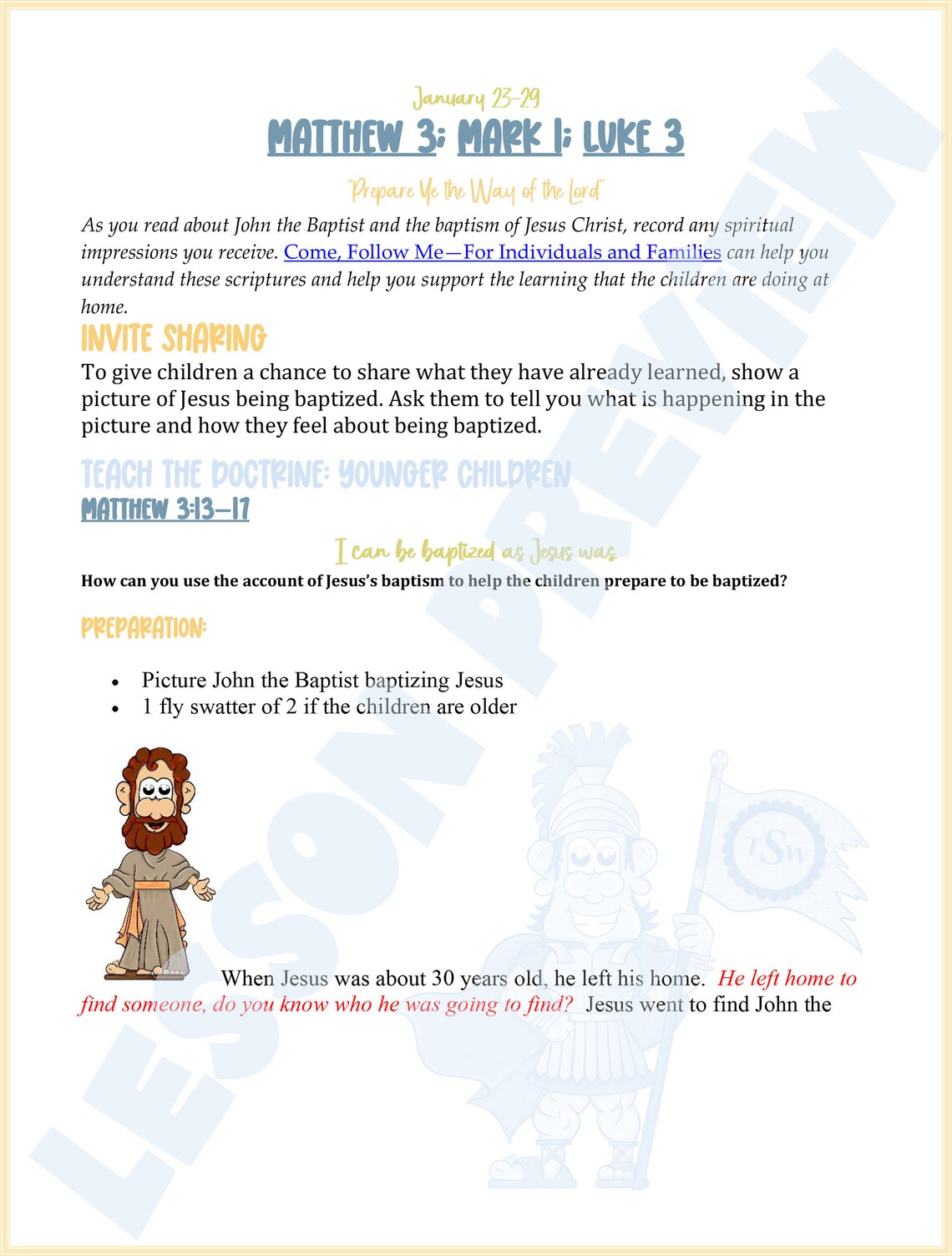 LDS Primary Come Follow Me 2023 New Testament JUNIOR Younger - Etsy