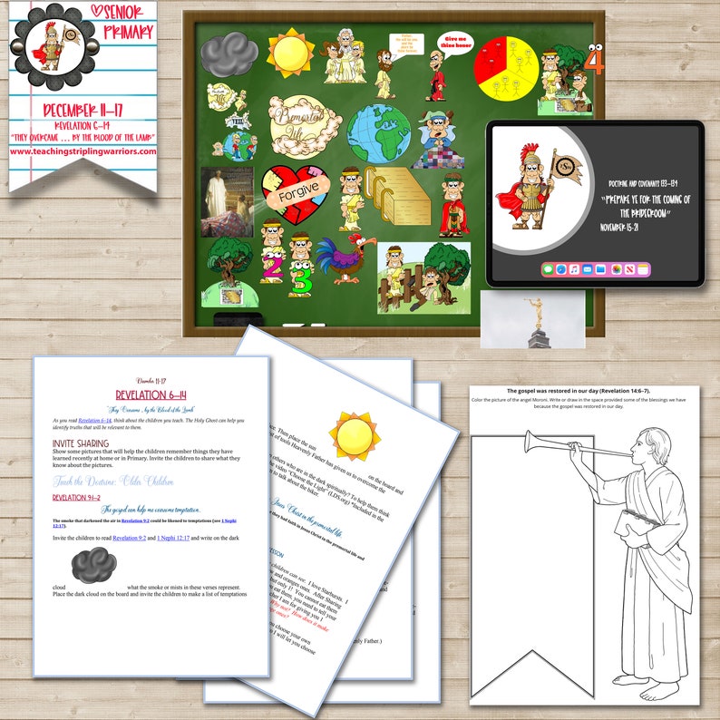 LDS Primary Come, Follow Me 2023 New Testament Senior Primary Older ...