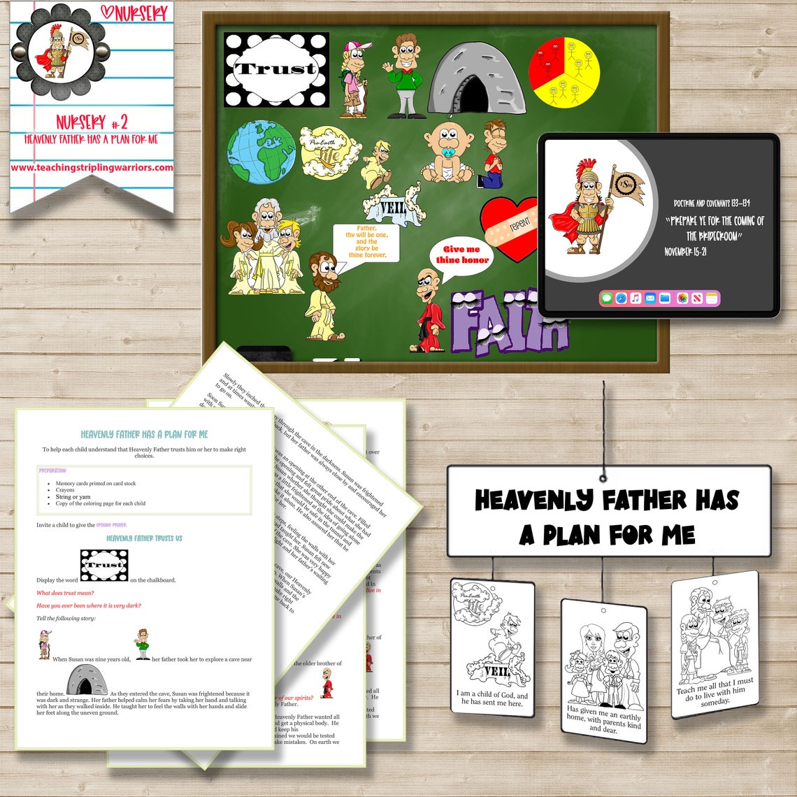 LDS Primary Nursery Manual Behold Your Little Ones Nursery Week 2 ...