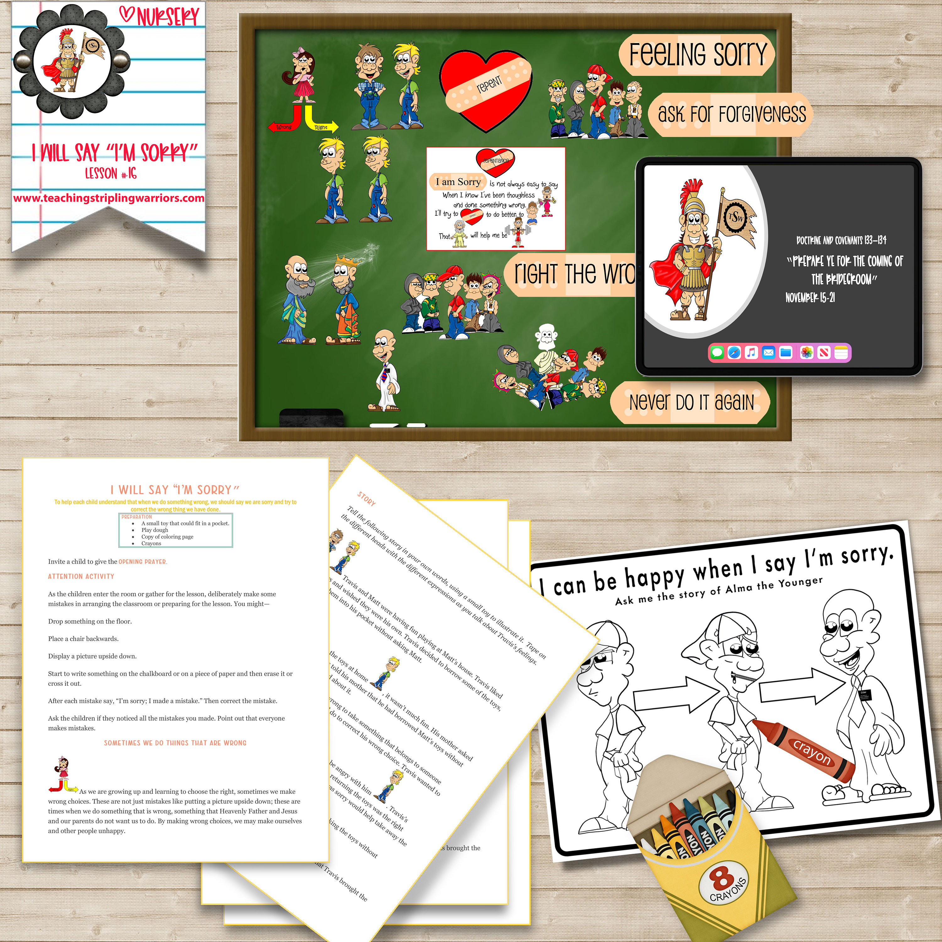 LDS Primary Nursery Manual Behold Your Little Ones Nursery - Etsy