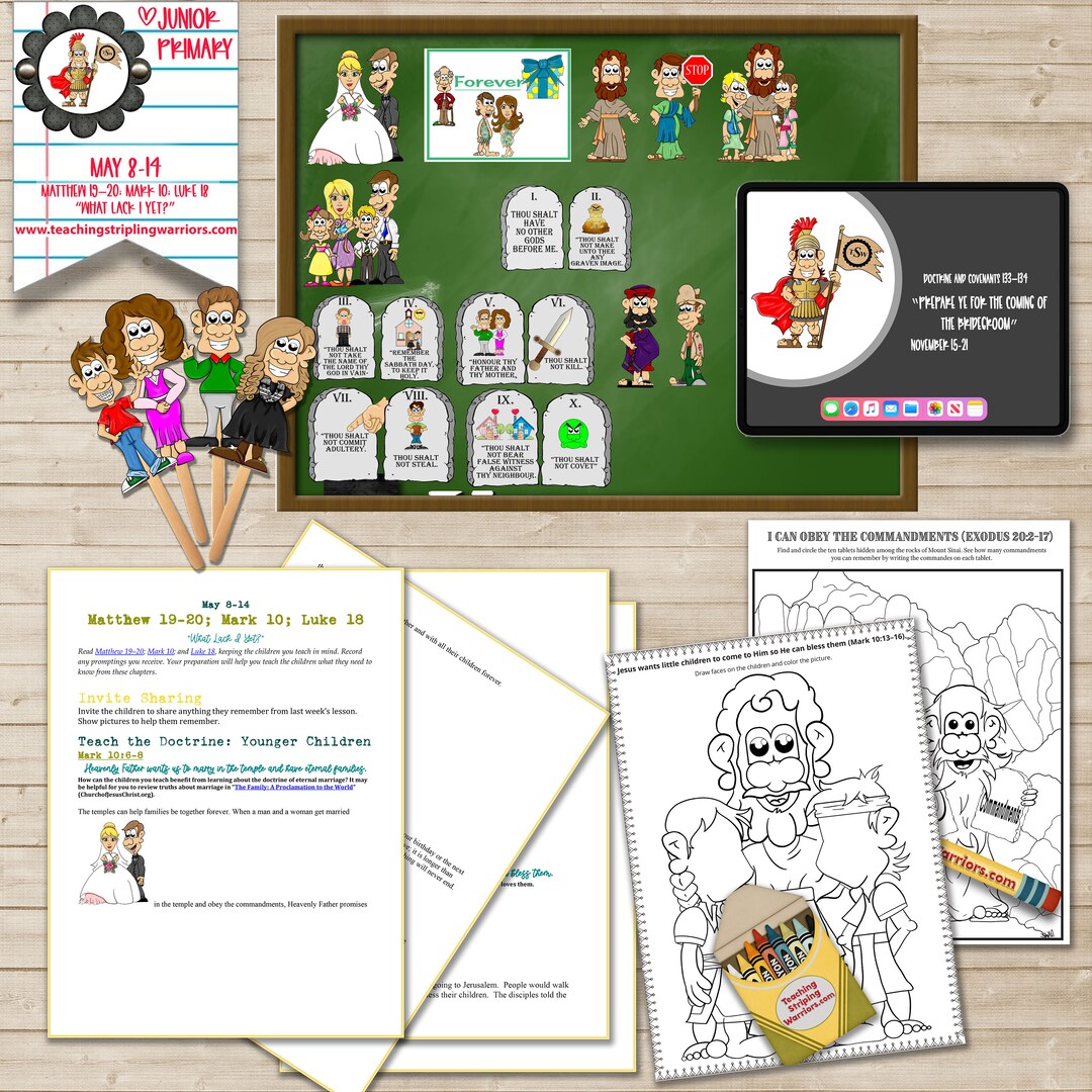 LDS Primary Come Follow Me 2023 New Testament JUNIOR Younger - Etsy