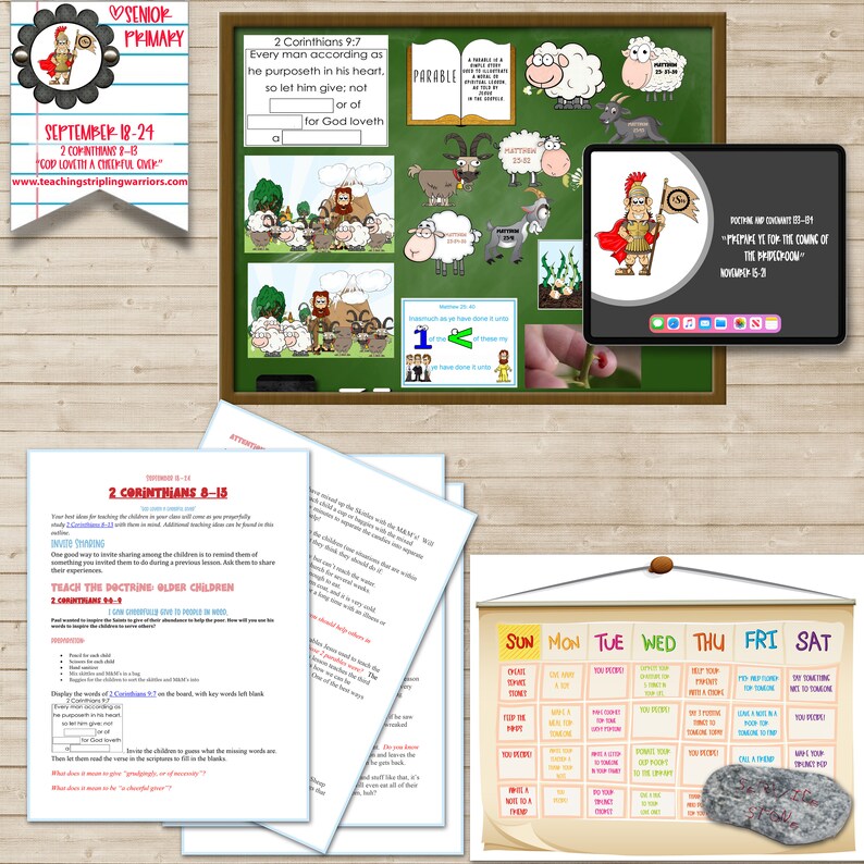 LDS Primary Come Follow Me 2023 New Testament Senior Older - Etsy