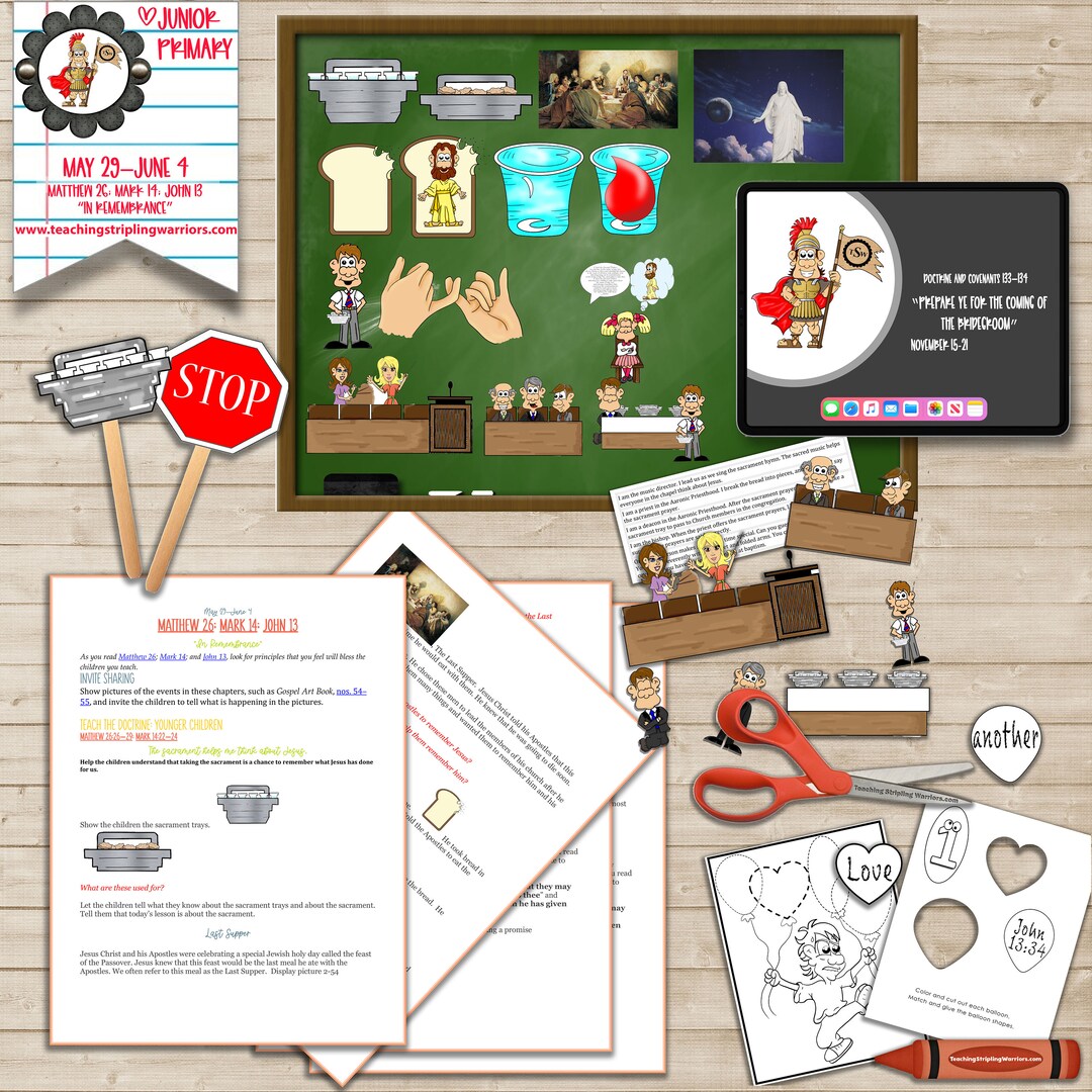 LDS Primary Come Follow Me 2023 New Testament JUNIOR Younger - Etsy