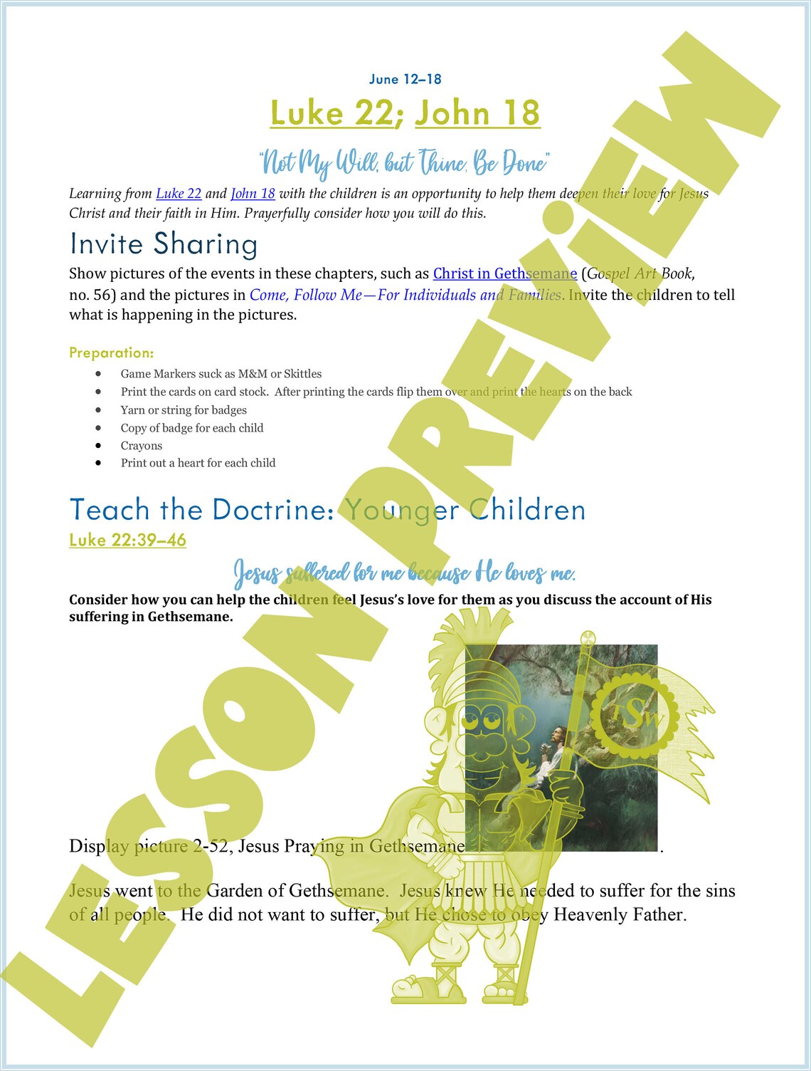 LDS Primary Come Follow Me 2023 New Testament Junior Younger - Etsy