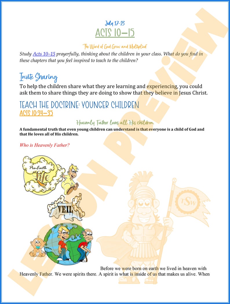 LDS Primary Come Follow Me 2023 New Testament JUNIOR Younger - Etsy