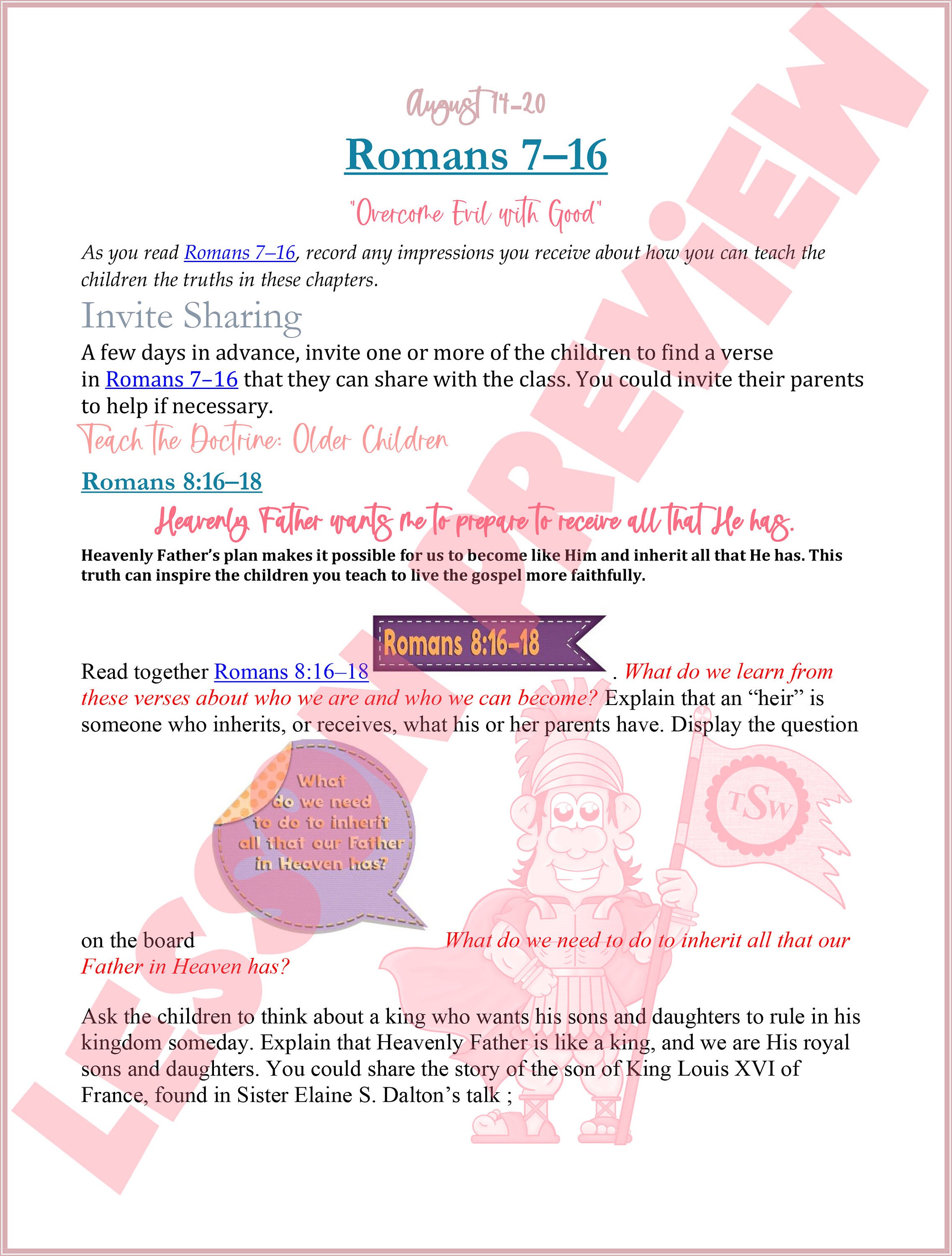 LDS Primary Come Follow Me 2023 New Testament SENIOR Older - Etsy