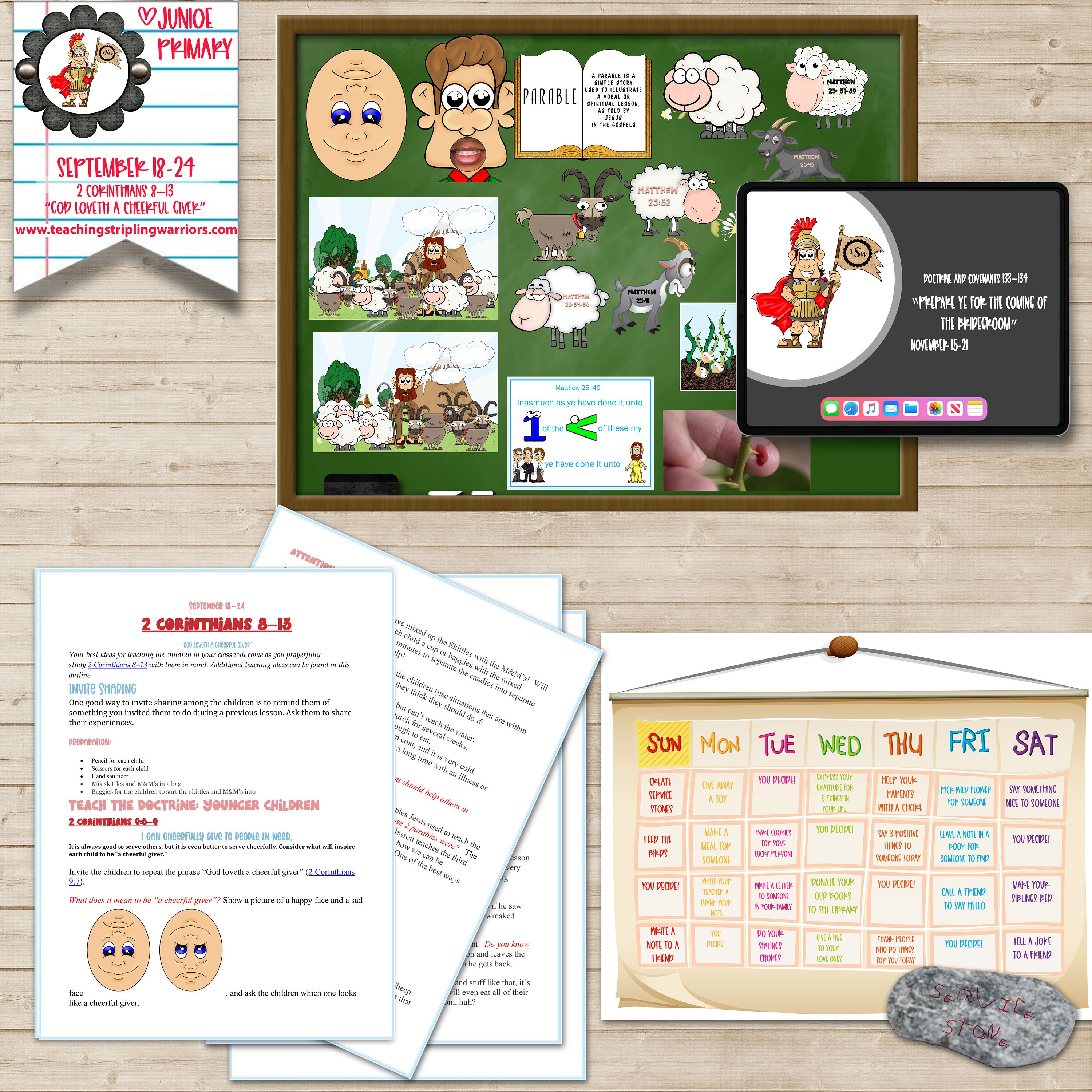 LDS Primary Come Follow Me 2023 New Testament Junior Younger - Etsy