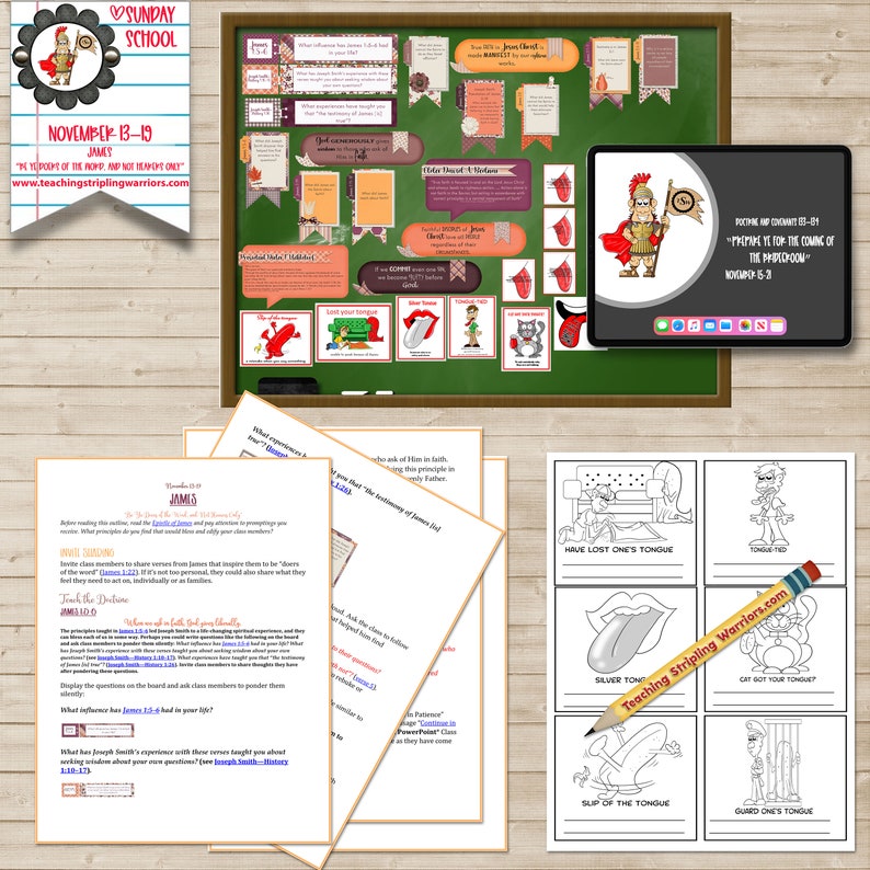 LDS Youth Sunday School Come, Follow Me 2023 New Testament November 13 ...