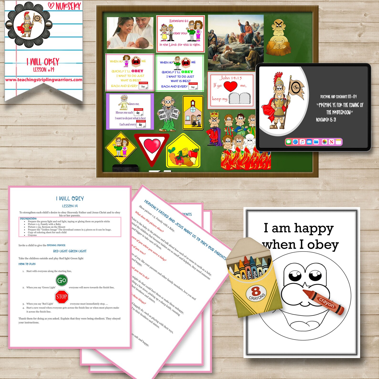 LDS Primary Nursery Manual Behold Your Little Ones Nursery Lesson 14: I ...