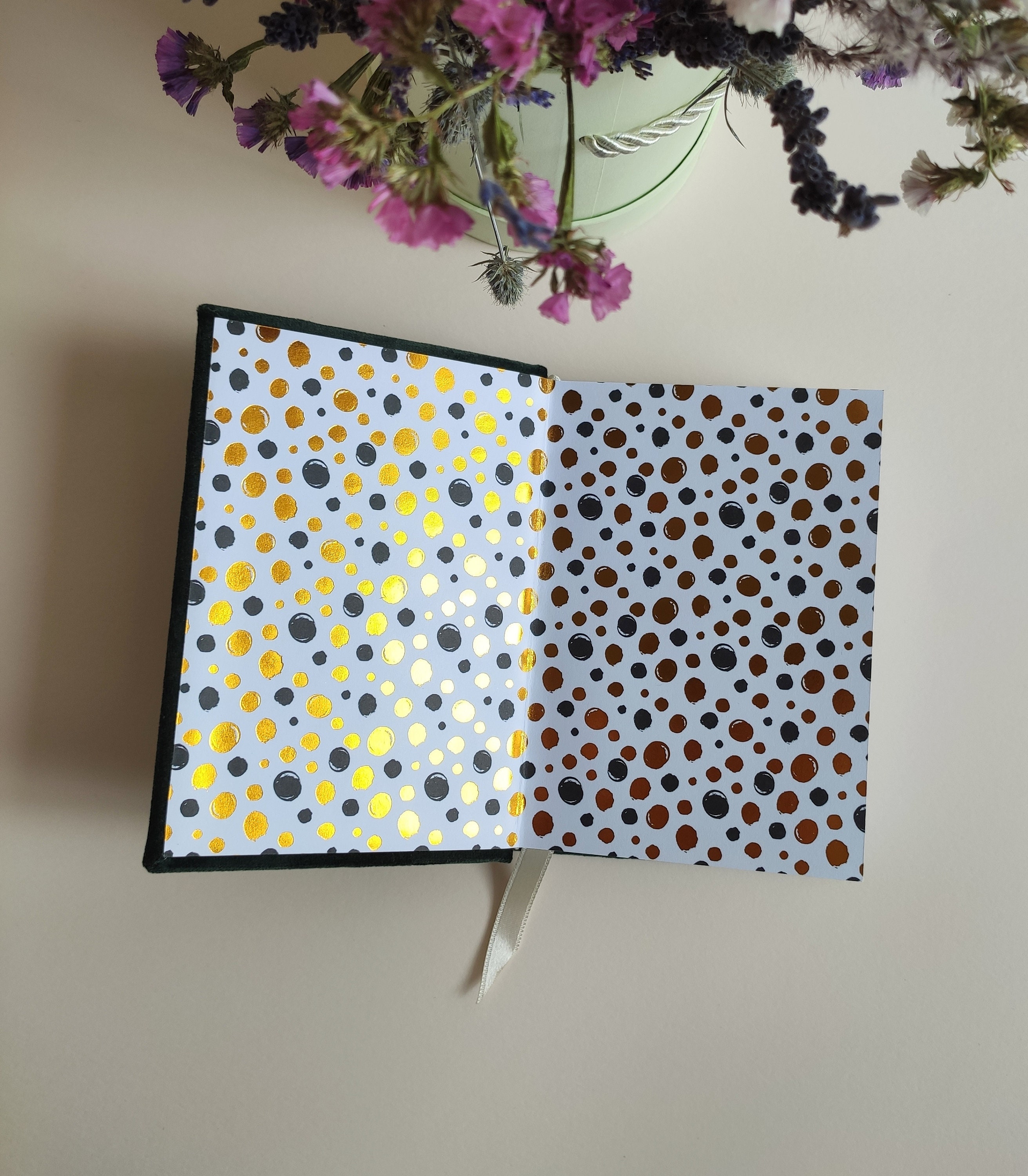 Handbound Handmade Velvet Blank Notebook A6 Format Custom | Etsy