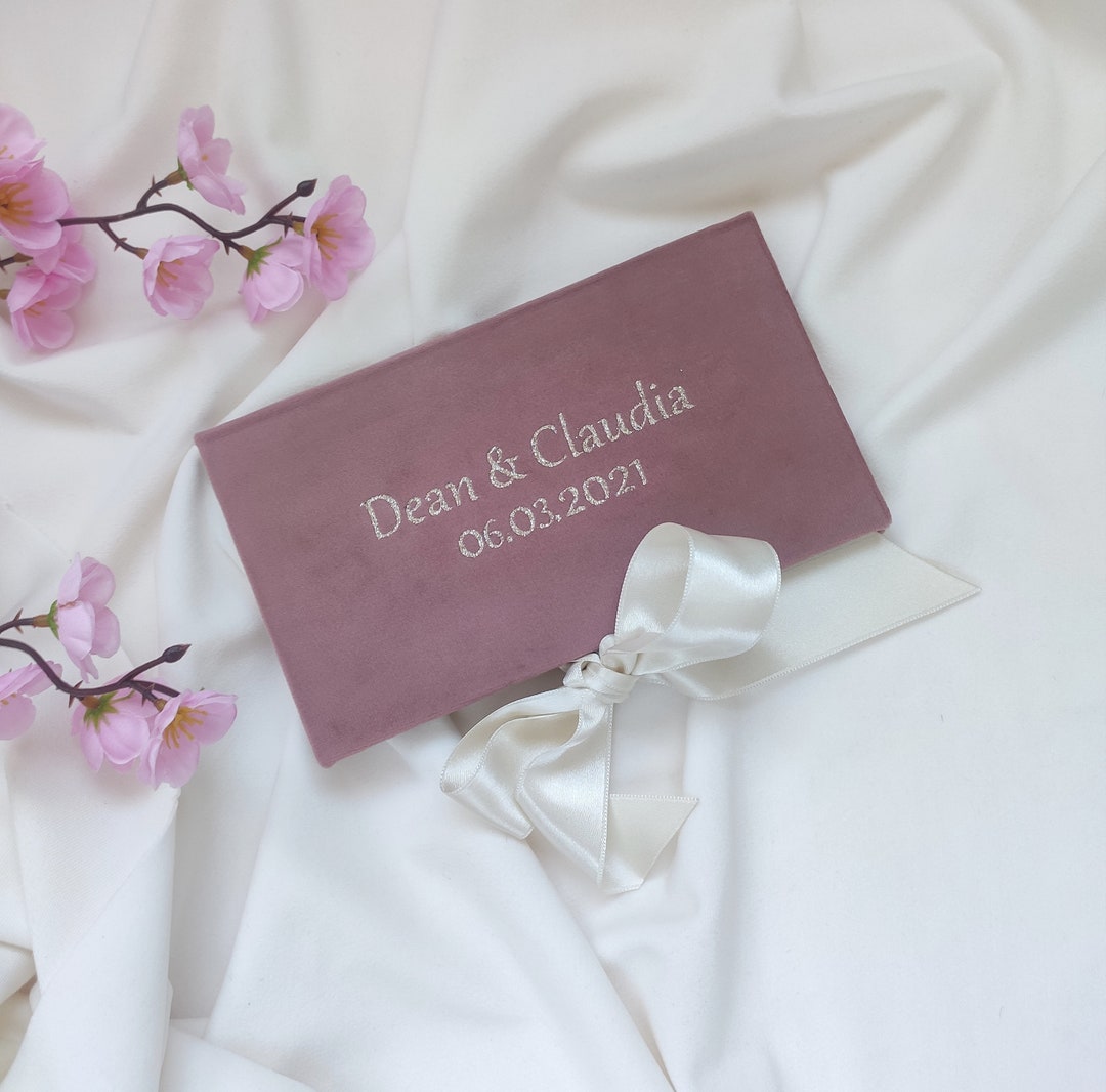 Envelope for Money, Velvet Envelope, Wedding Money Gift Envelope ...