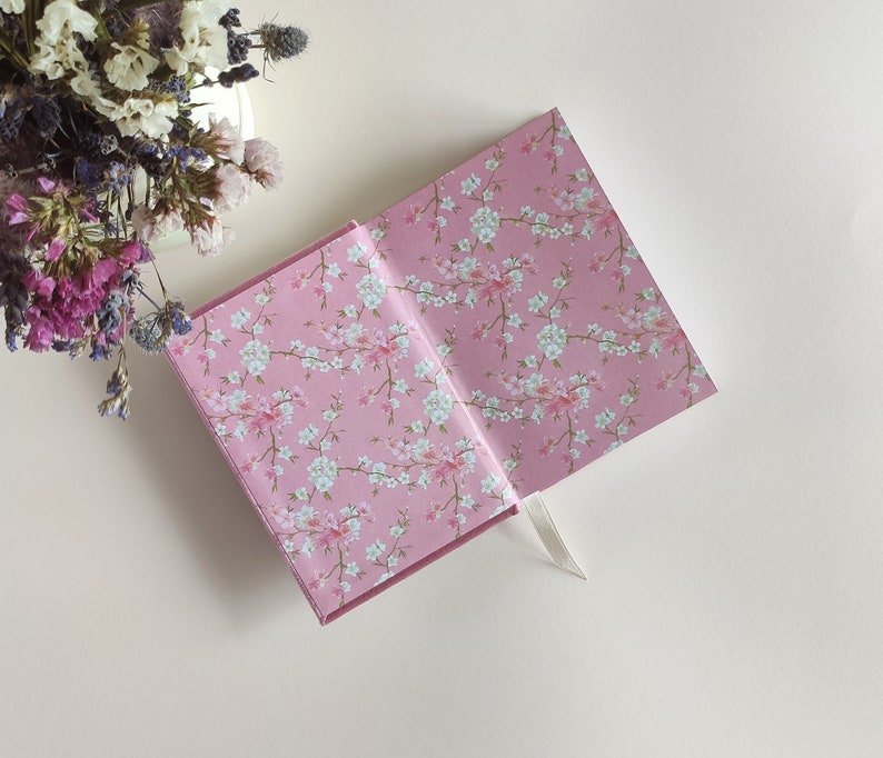 Handmade A6 Format Custom Notebook With Ornament and Name, Handbound ...