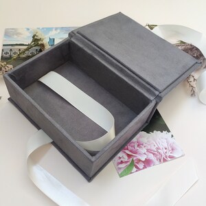 4x6 Photo Box, Photo Keepsake Box, Photo Holder With Leave Ornament - Etsy