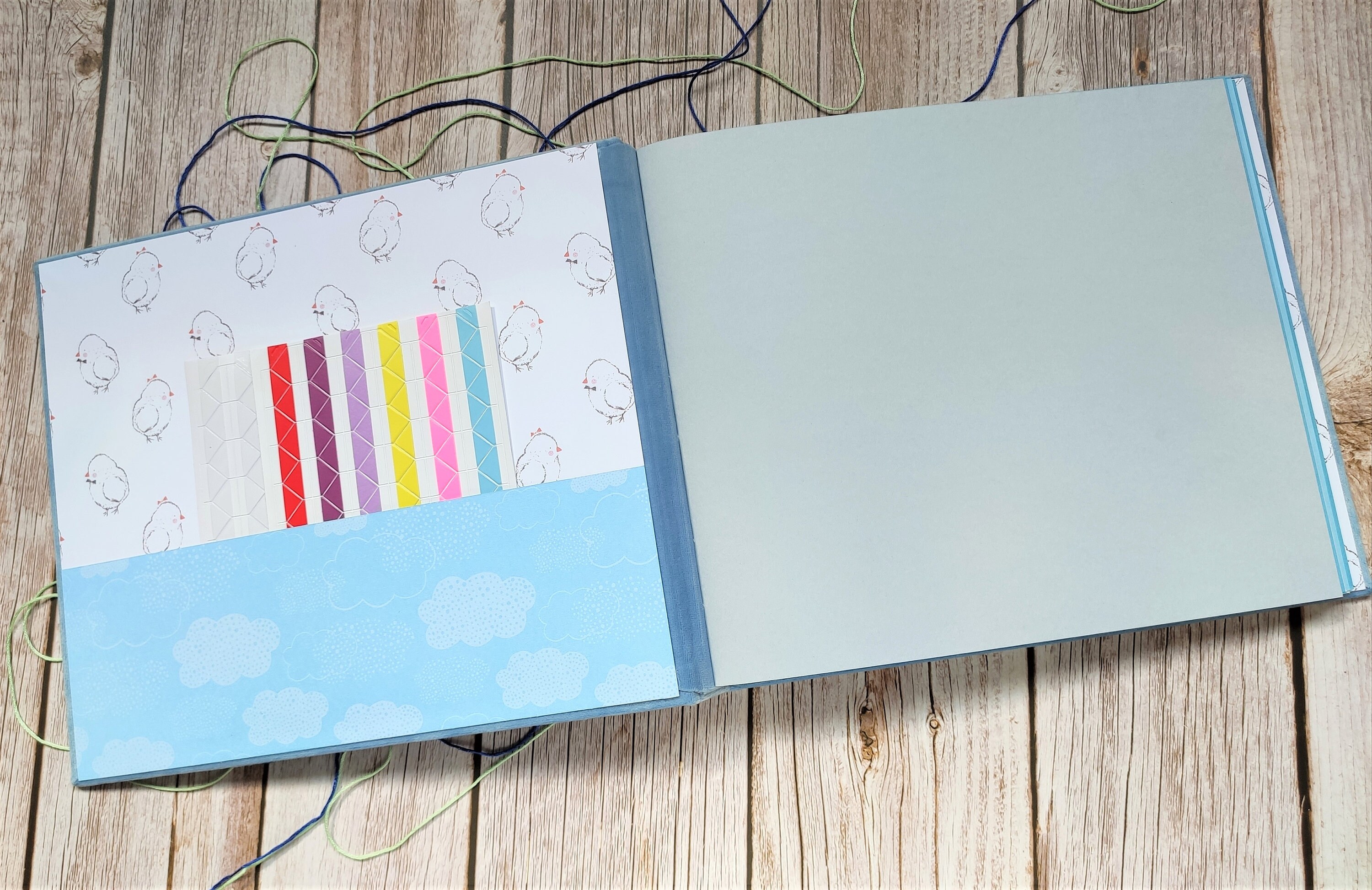 Personalized Baby Photo Album, Baby Memory Book, Baby Scrapbook Album ...