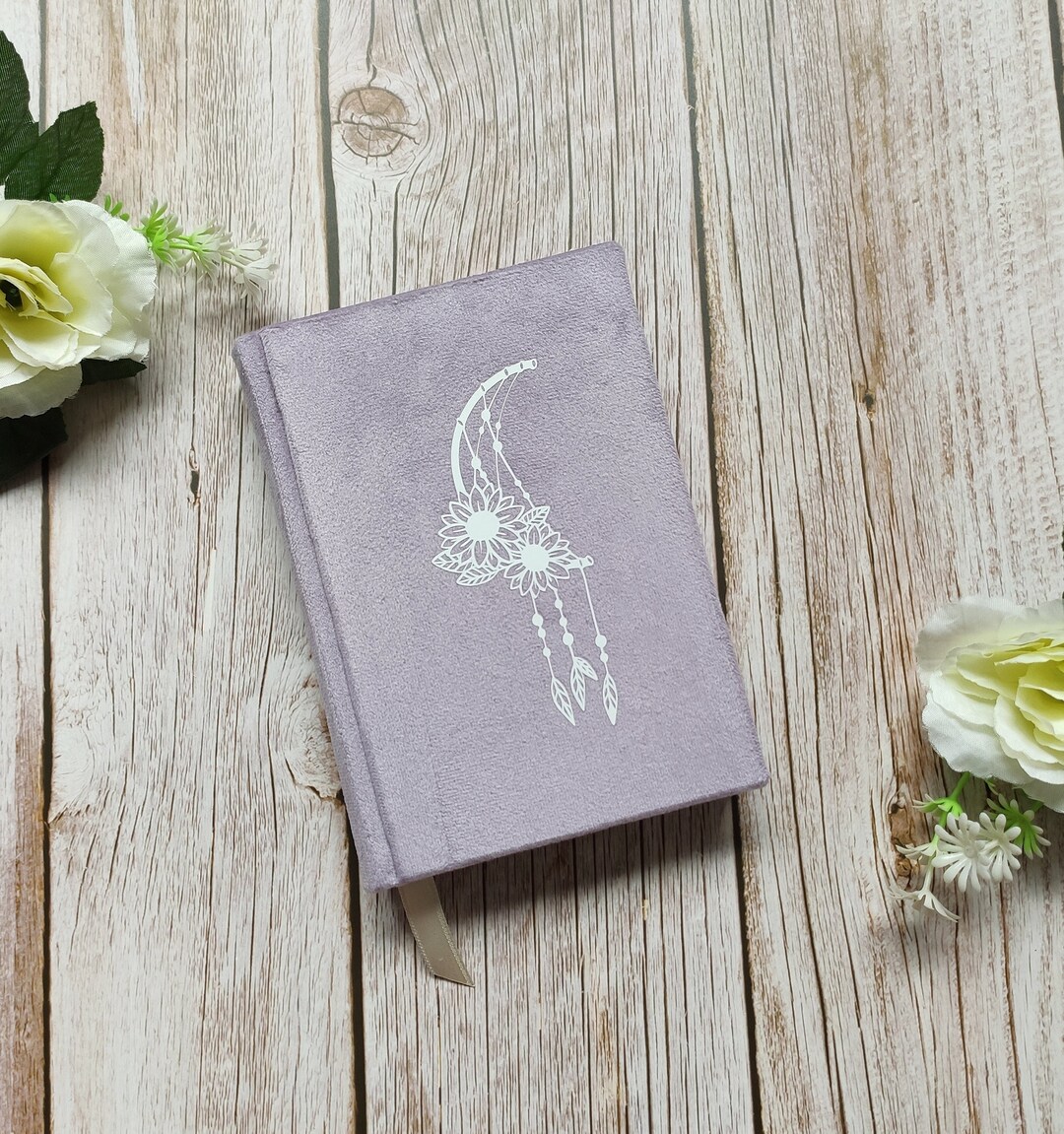 Handbound Journal, Velvet Journal, Velvet Notebook, Hardcover Journal ...