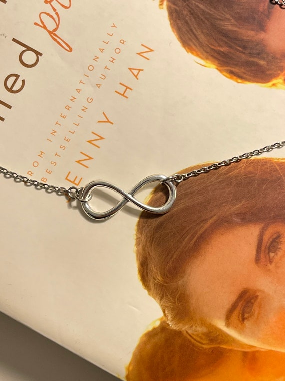 Infinity Charm Silver Chain Necklace the Summer I Turned - Etsy