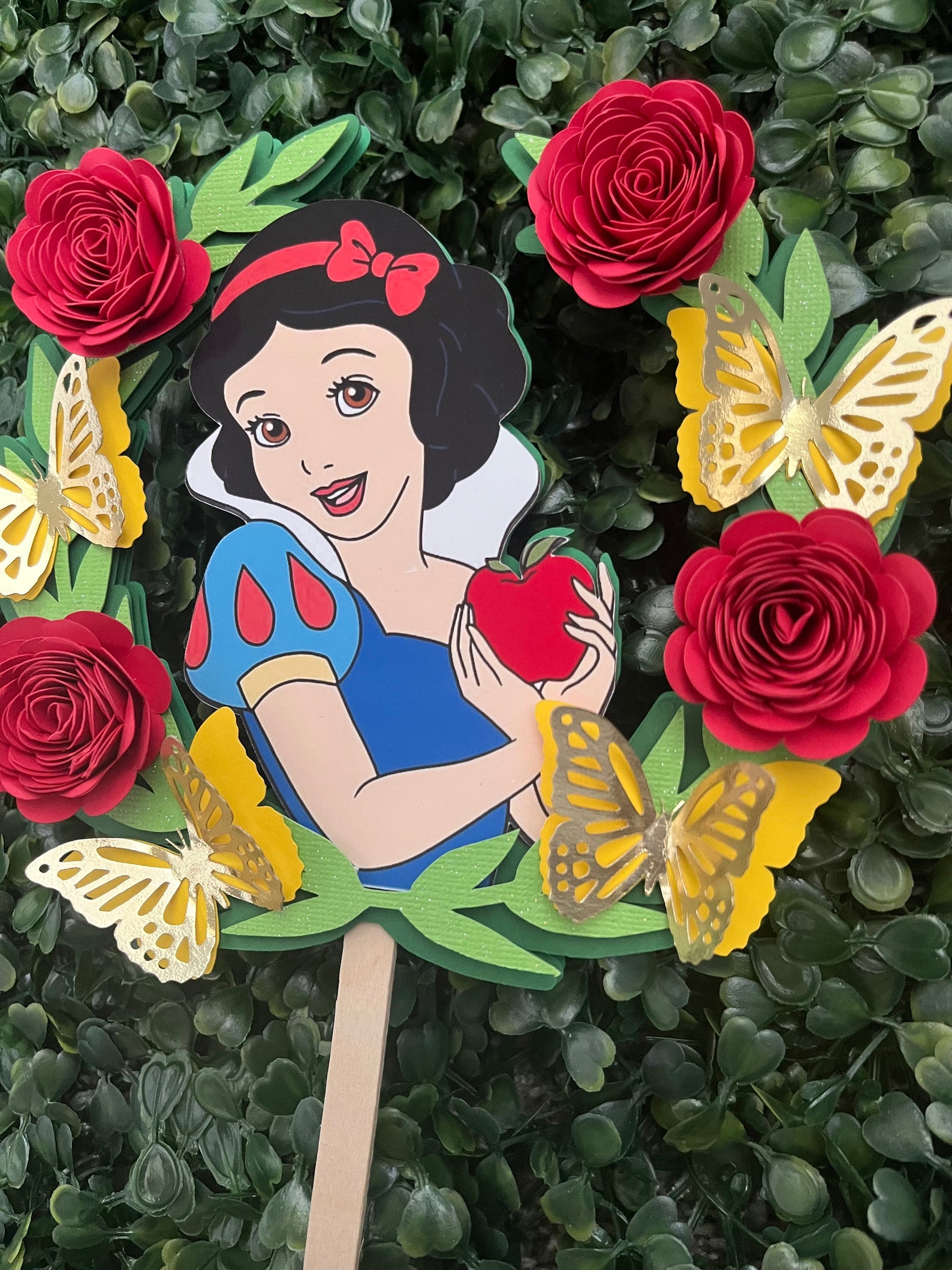 Snow White Cake Topper Snow White Party Decorations - Etsy