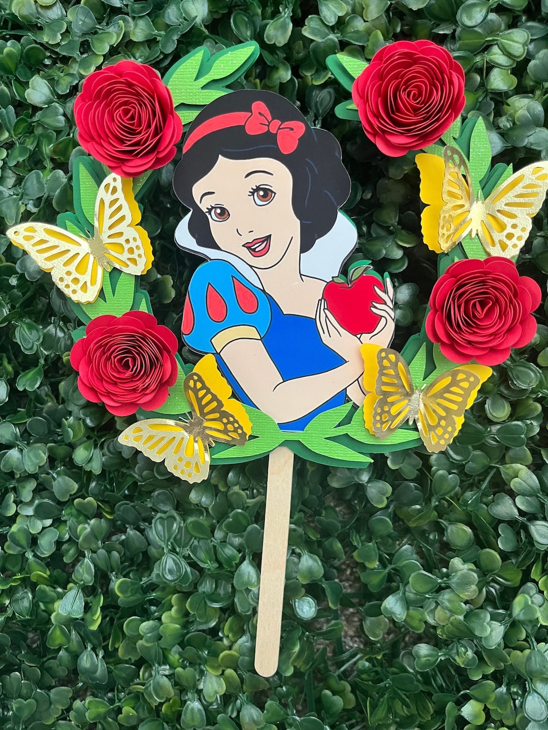 Snow White Cake Topper, Snow White, Party Decorations, Birthday Decor ...