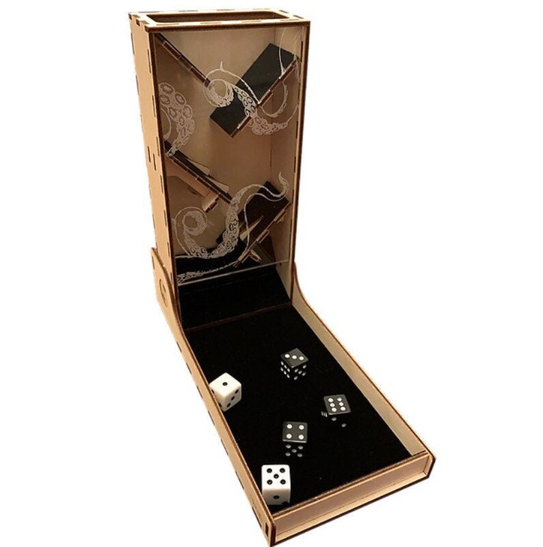 Customizable Tall Dice Tower - Etsy