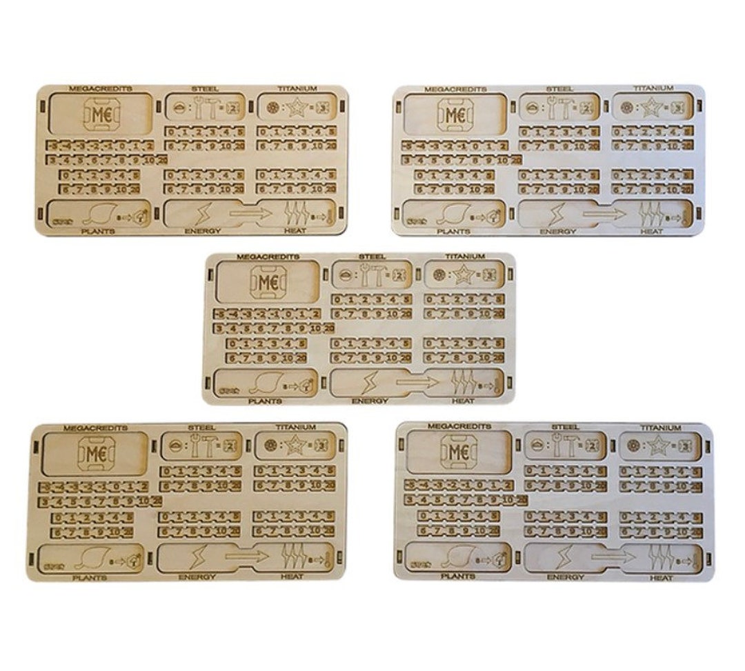Terraforming Mars Player Board Set - Etsy