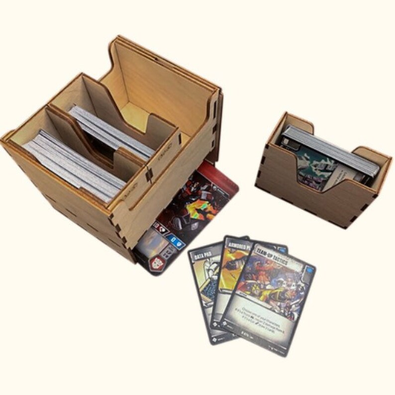 Deck Box with Large Card Storage | Etsy