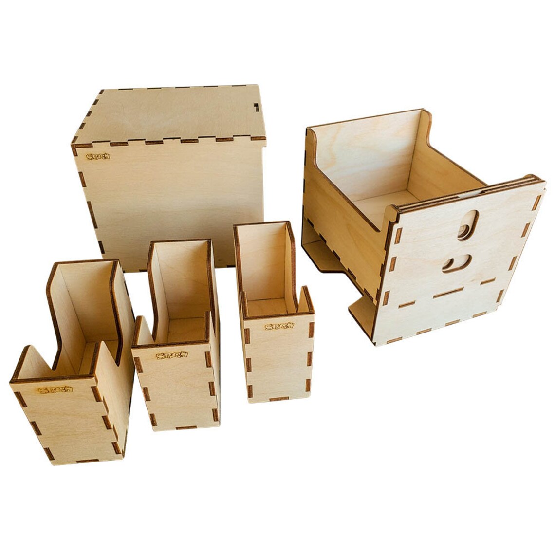 Deck Box With Large Card Storage - Etsy