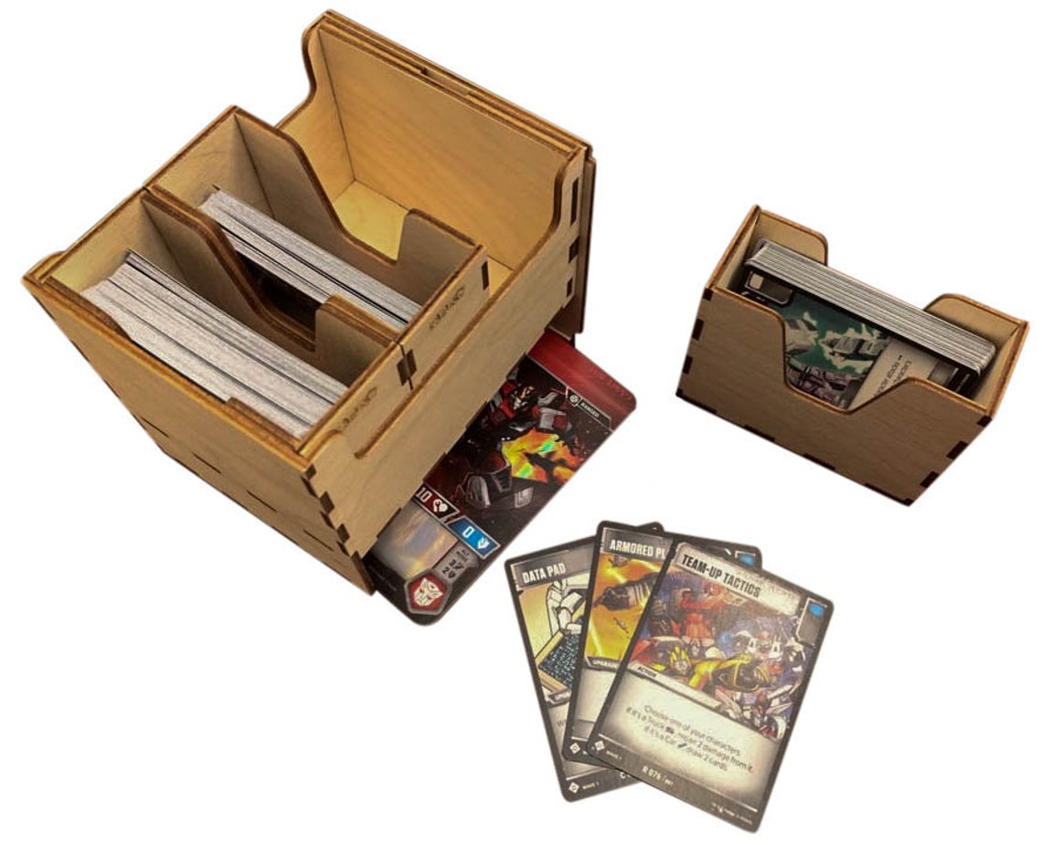 Deck Box With Large Card Storage - Etsy