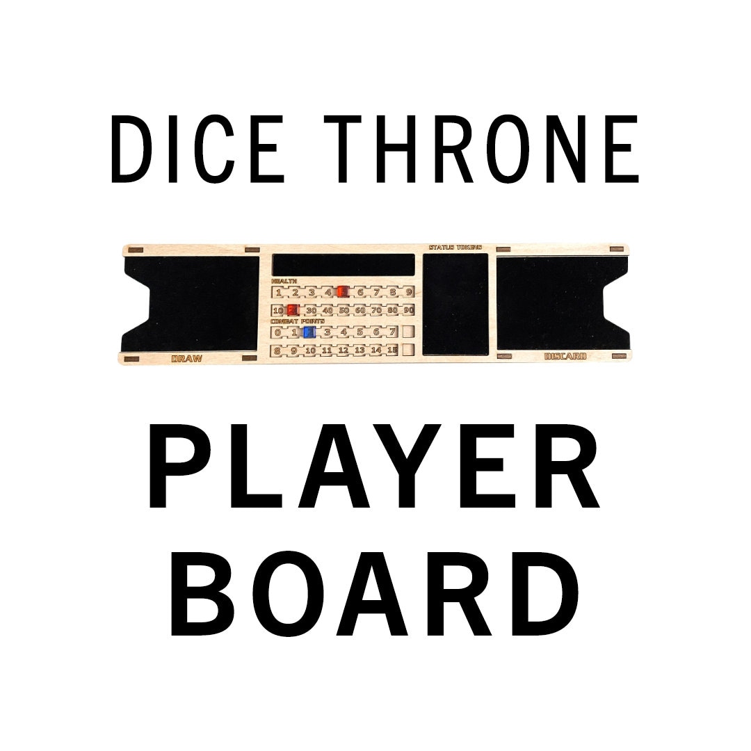 Dice Throne Player Board - Etsy