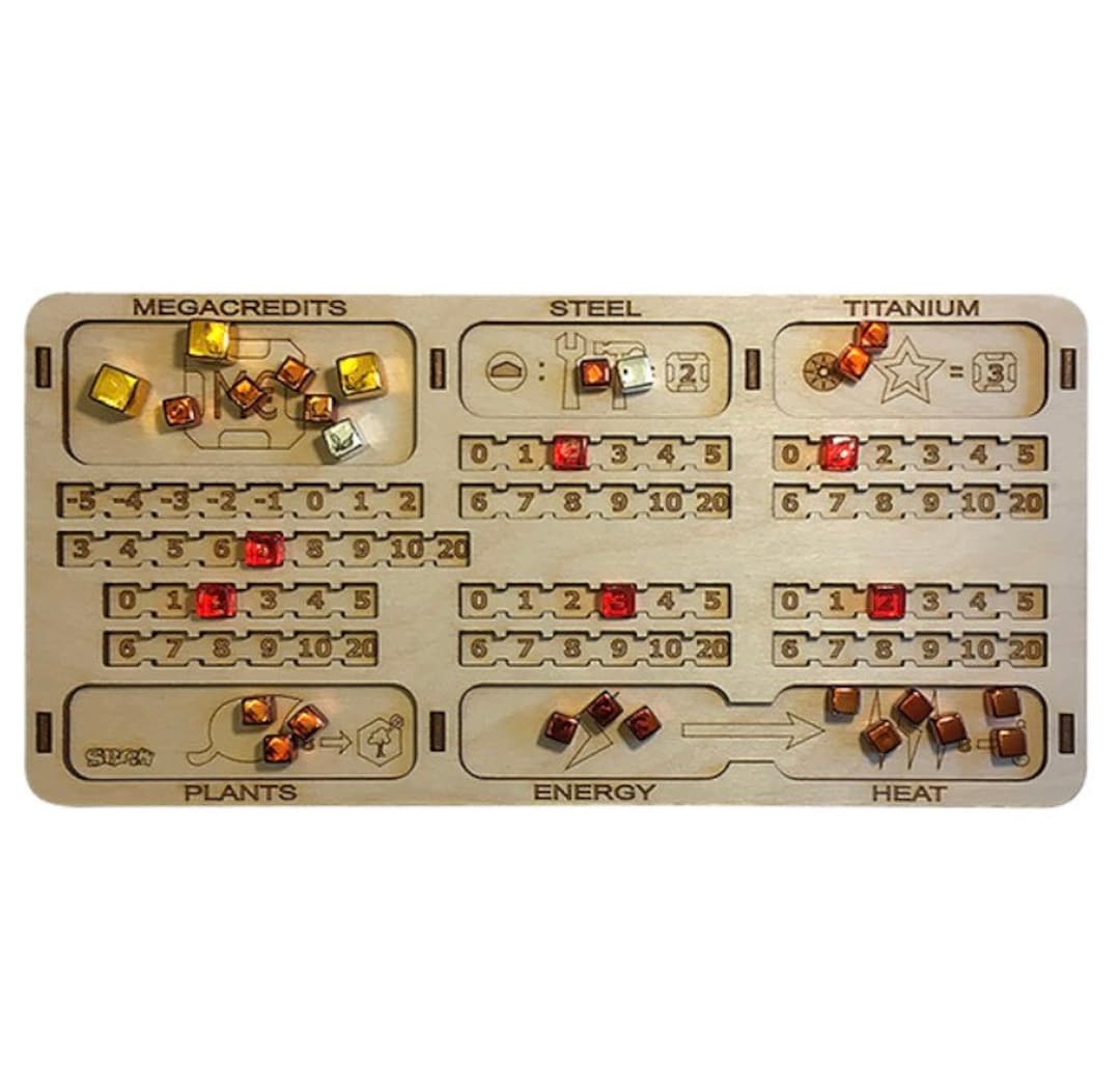 Terraforming Mars Player Board - Etsy