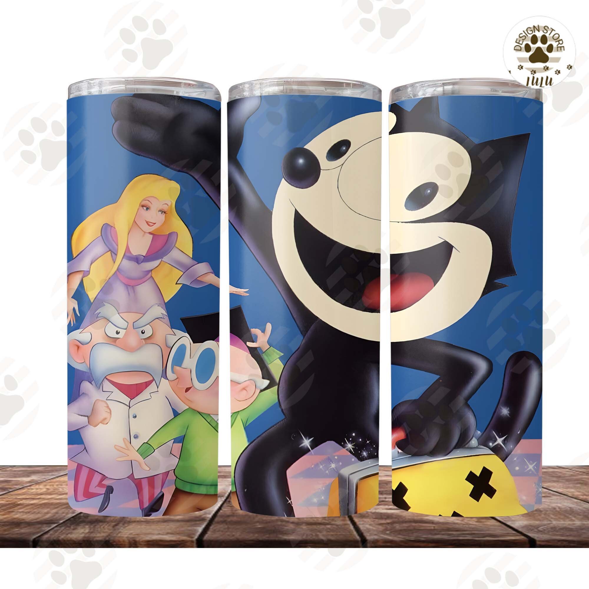 50 Master Tom Tumbler Bundle, Animated Cat Tumbler 20oz Skinny ...