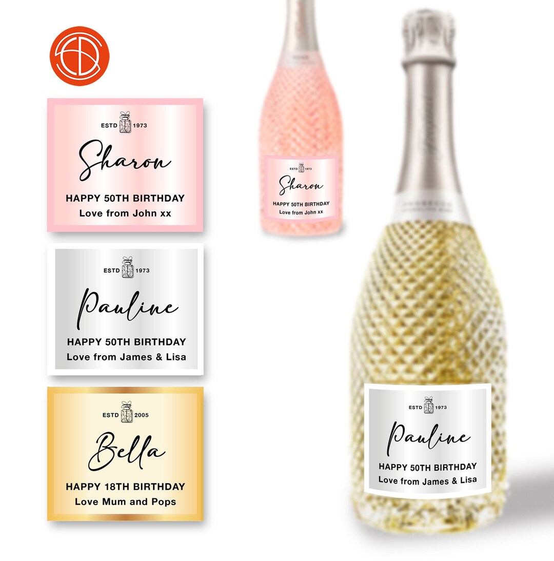 Personalised | Customised | FREIXENET Inspired | Italian | Sparkling ...