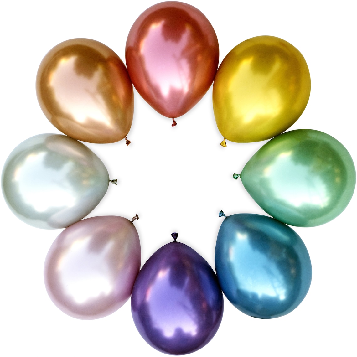 Globos metálicos surtido color 12 pulgadas 80 piezas de látex | Etsy