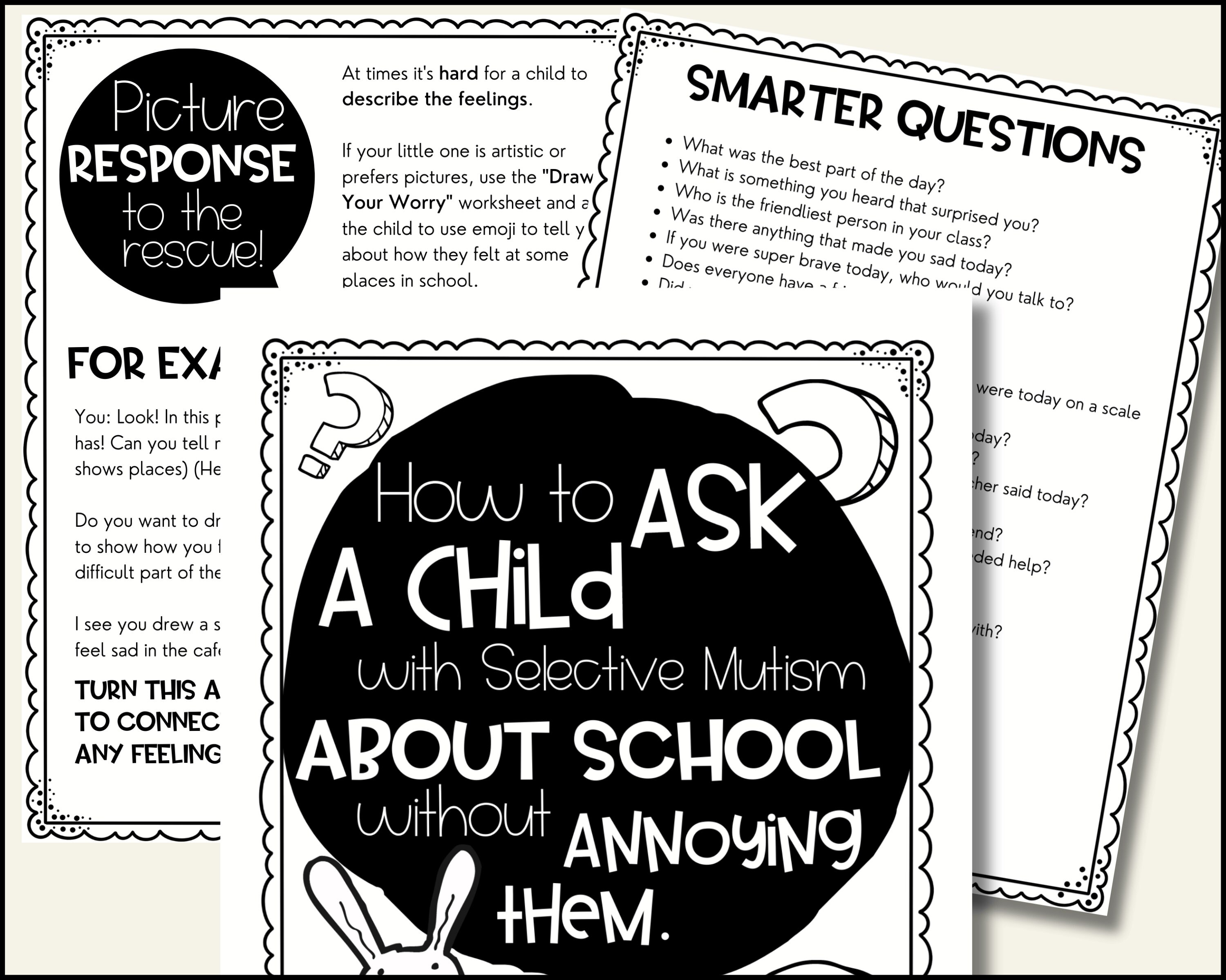 Selective Mutism Resource Parent Social Anxiety Tool for Parents ...