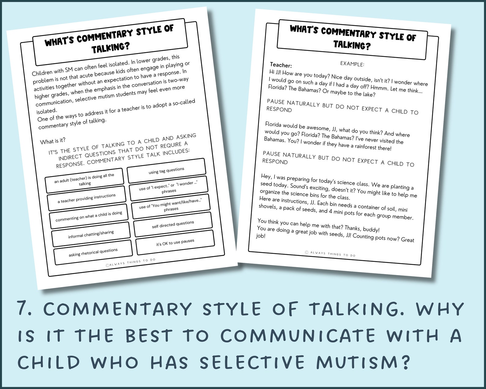 Selective Mutism Classroom Accommodations Selective Mutism Anxiety ...