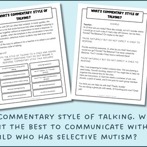 Selective Mutism Classroom Accommodations Selective Mutism Anxiety ...