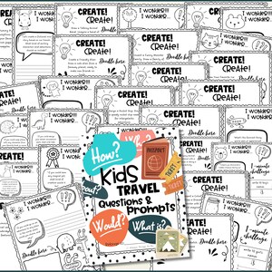 Travel Journal Kit Travel Journal Activities for Kids Travel Journal ...